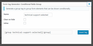 Conditional Fields for Contact Form 7 Tutorial - Conditional Fields for CF7